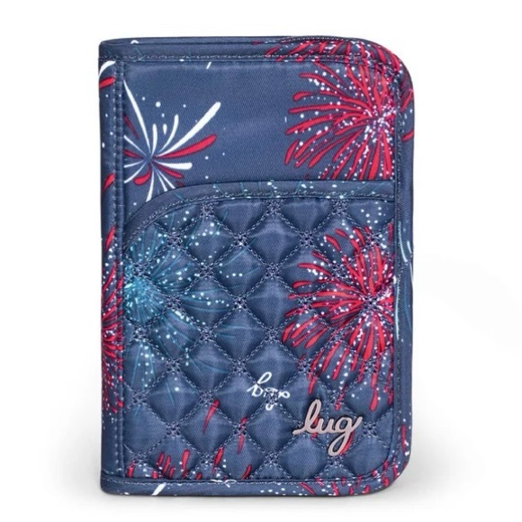 lug | Bags | Lug Pilot Passport Wallet In Fireworks Navy | Poshmark